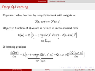 Deep Reinforcement Learning: Q-Learning | PDF | Programming Languages | Computing