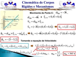 Notas de aula 6 cinematica mecanismos | PPT