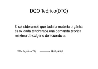Como interpretar la DQO y la DBO en los efluentes industriales | PDF
