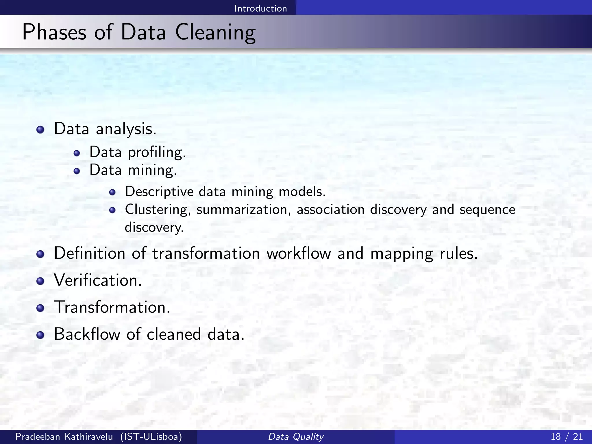 Introduction to Data Quality | PDF
