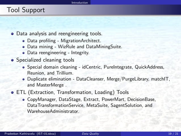 Introduction to Data Quality | PDF
