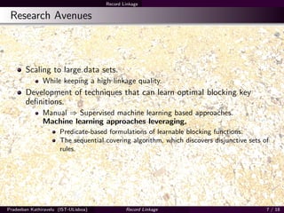 Indexing Techniques for Scalable Record Linkage and Deduplication | PDF
