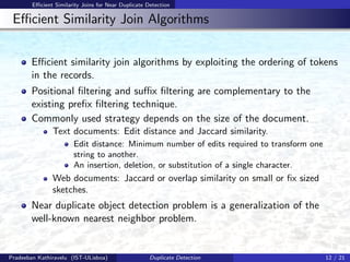 Efficient Duplicate Detection Over Massive Data Sets | PDF