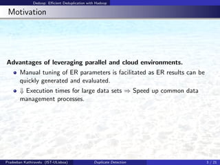 Efficient Duplicate Detection Over Massive Data Sets | PDF