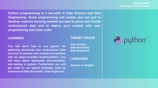 DATANOMIQ Qualification & Certification | PPT