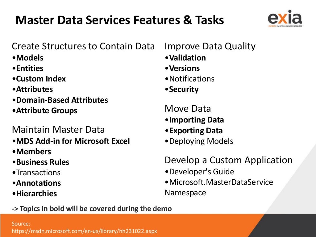 Dqs And Mds In Sql Server 2016 