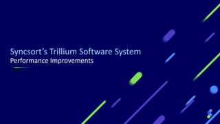 What's New in Syncsort's Trillium Line of Data Quality Software - TSS ...