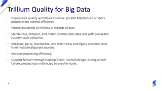What's New in Syncsort's Trillium Line of Data Quality Software - TSS Enterprise! | PDF