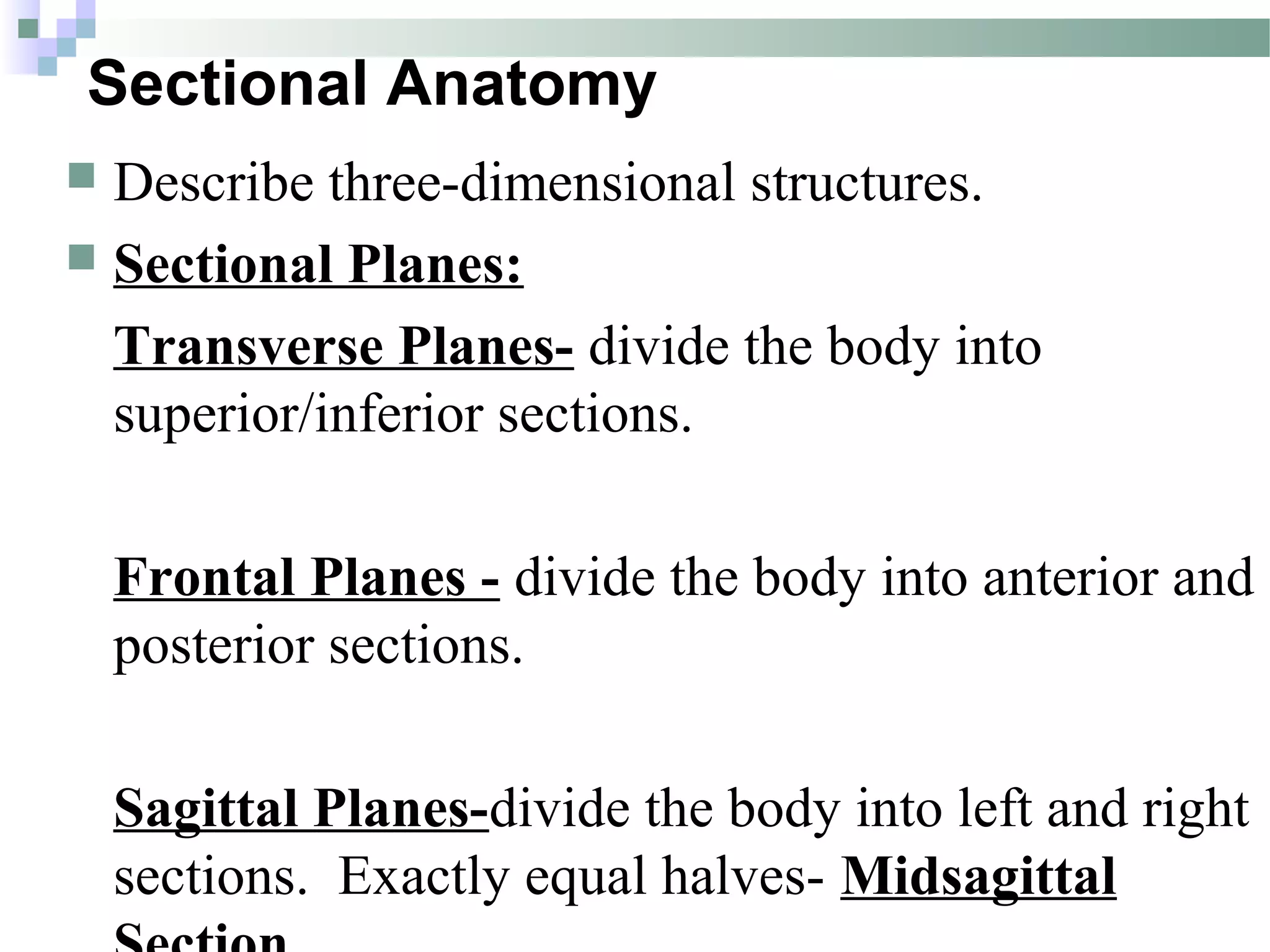 Introduction to Anatomy | PPT