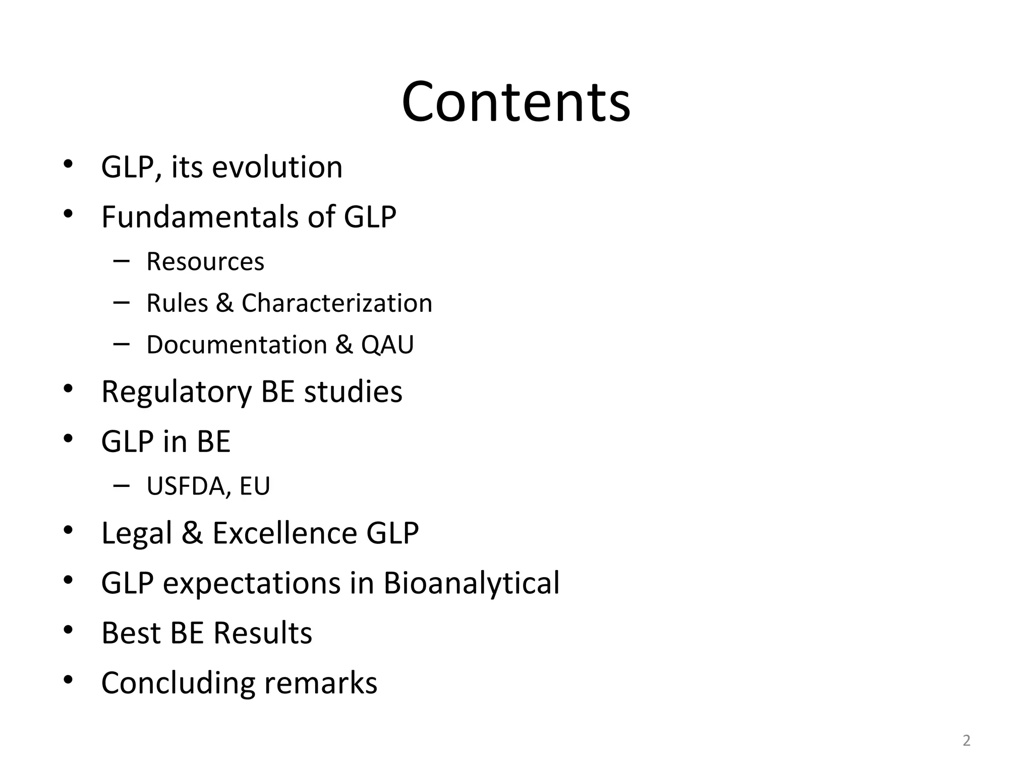 GLP in Bioequivalence Studies | PPT | Pharmaceutical Industry | Industries