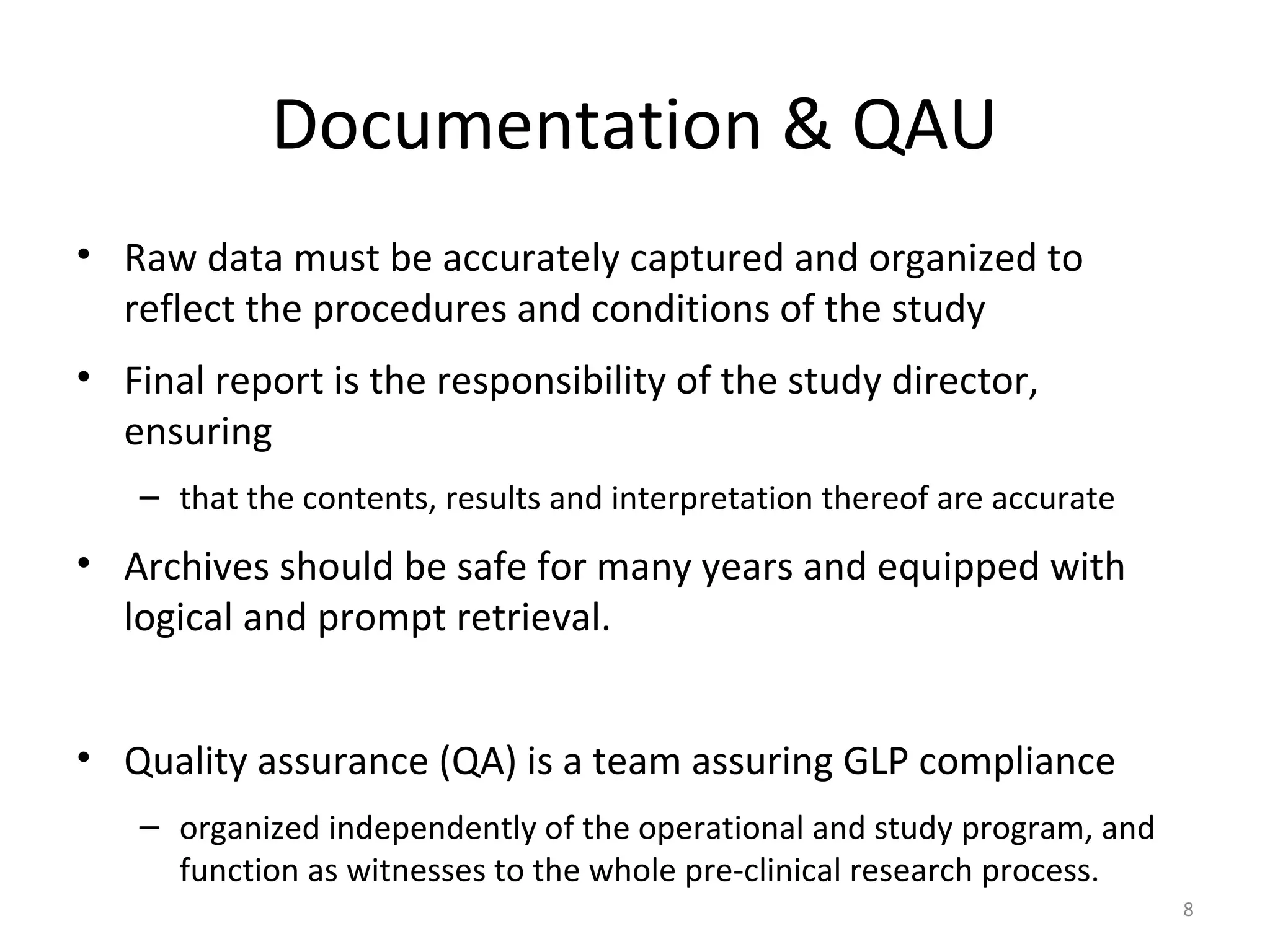GLP in Bioequivalence Studies | PPT