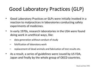 GLP in Bioequivalence Studies | PPT