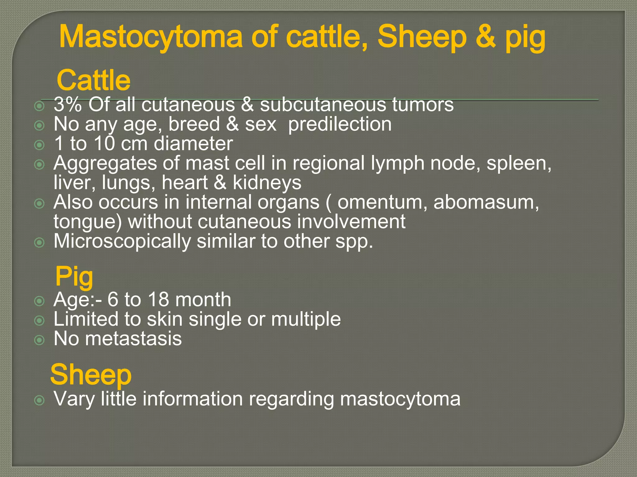 Dr.vishal mastocytoma | PPSX