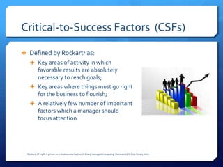 Dr. deb hedderly critical success factors presentation | PPTX