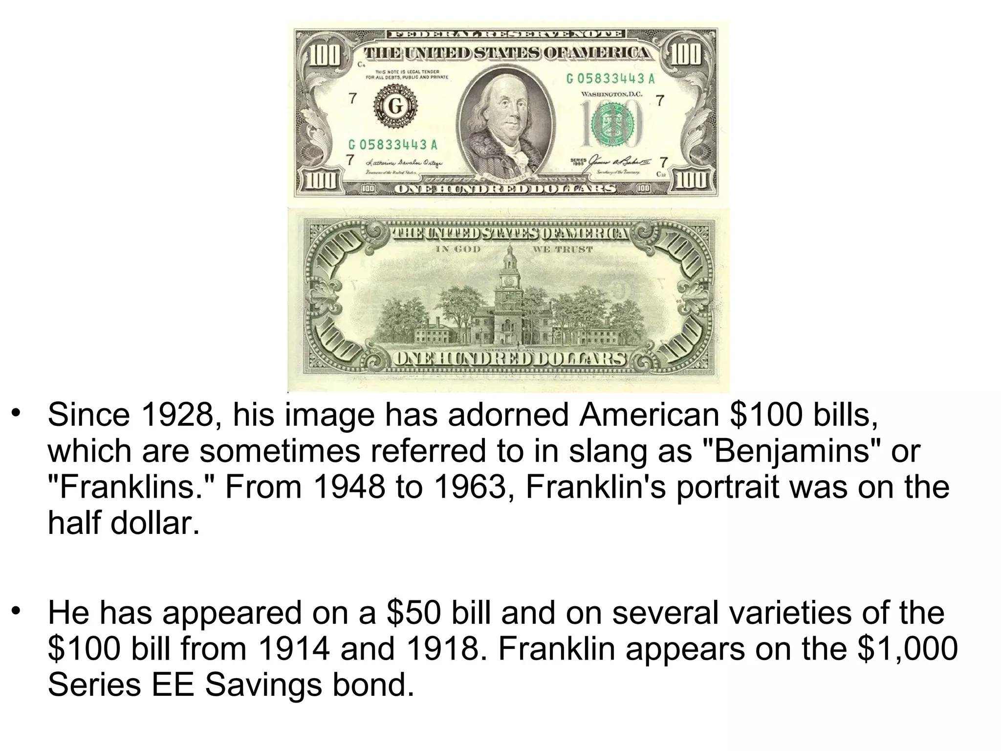 Dr. benjamin franklin report | PPT