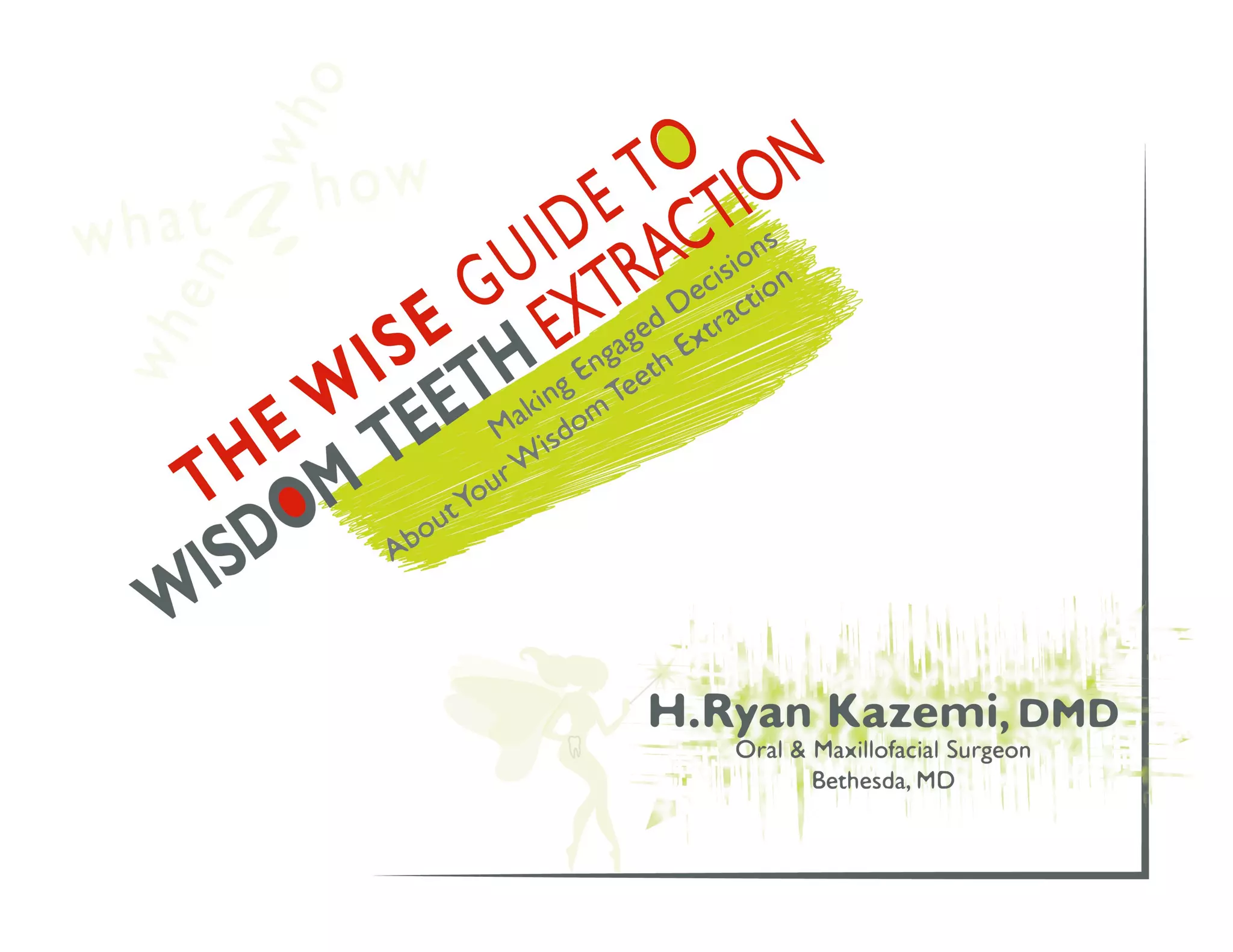 Dr. Hamid Ryan Kazemi book on wisdom teeth extraction | PDF