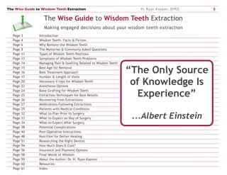 Dr. Hamid Ryan Kazemi book on wisdom teeth extraction | PDF