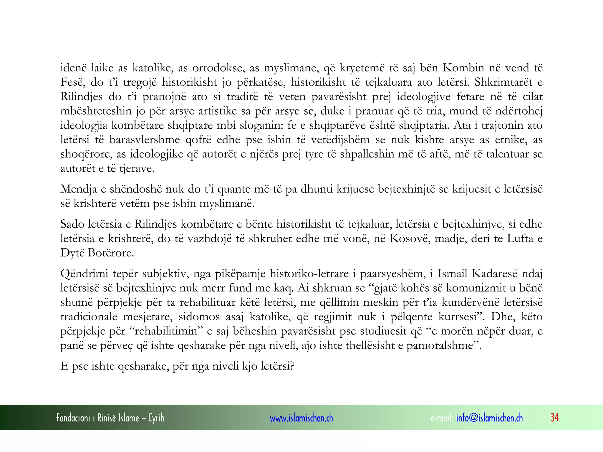 Dr. rexhep qosja takimi i madh | PDF