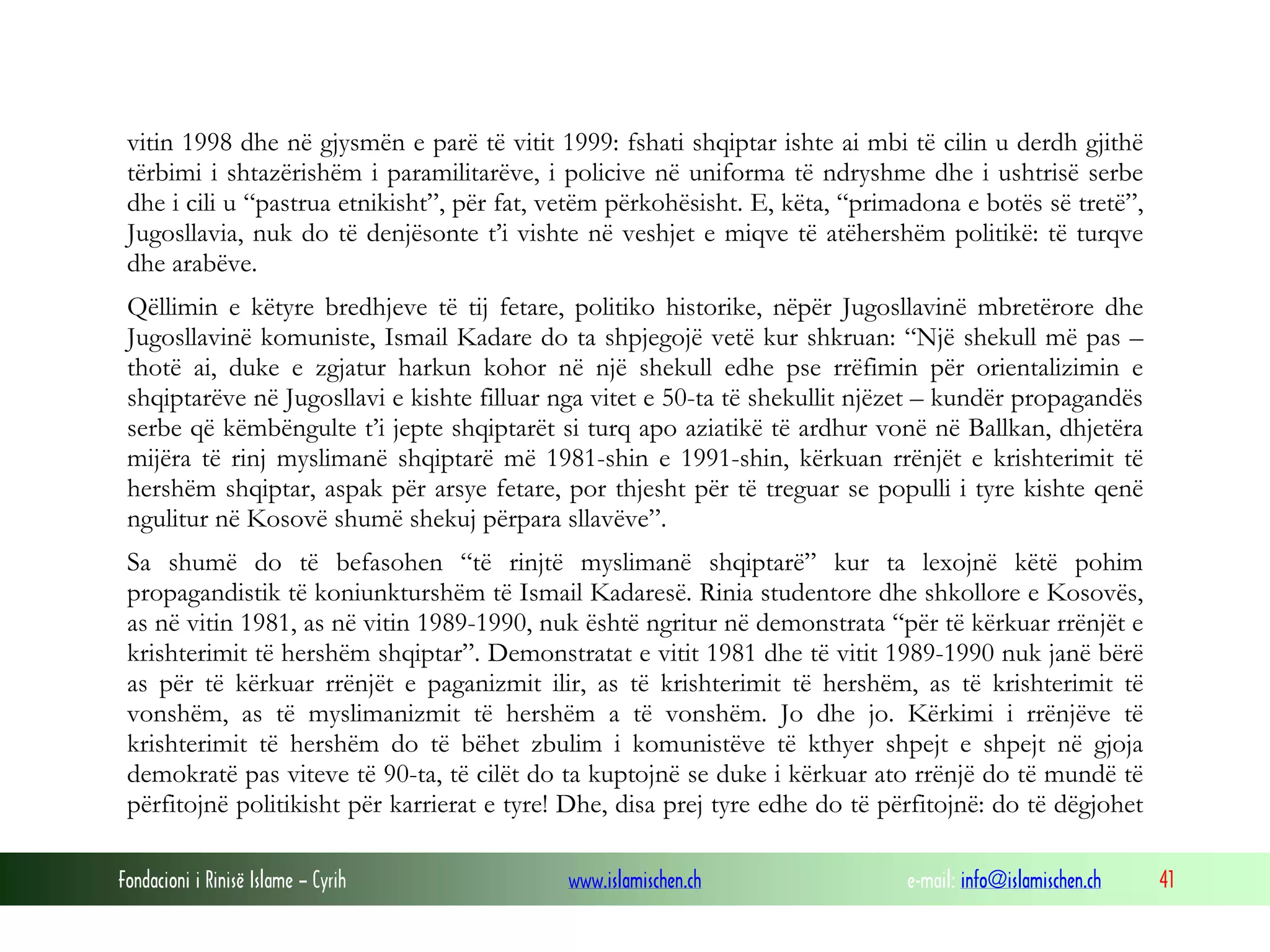 Dr. rexhep qosja takimi i madh | PDF