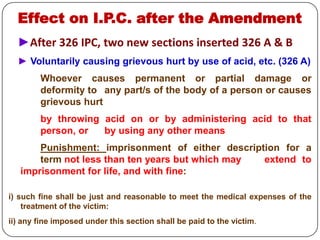 Criminal Law Amendment 2013 by Dr. H. Abdul Azeez | PPSX