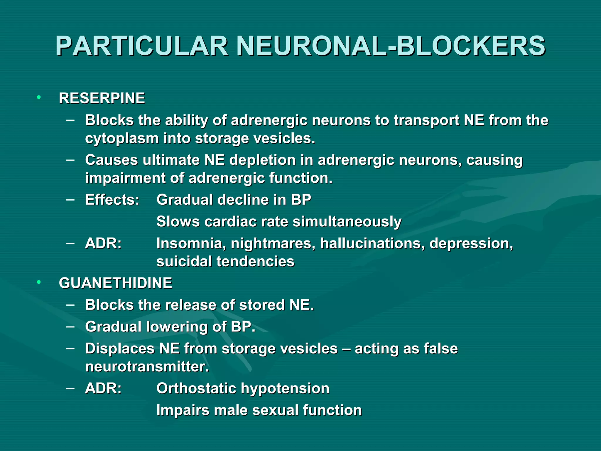 Dr. baltazar s adrenergic agonists | PPT