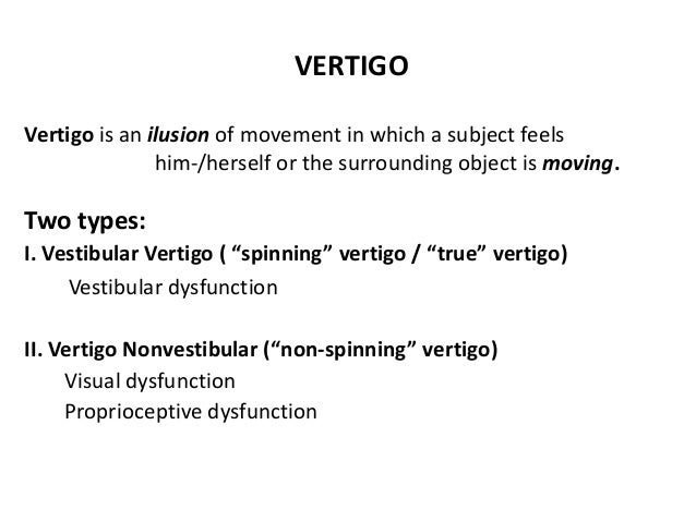 HOW TO MANAGE PATIENTS WITH VERTIGO?