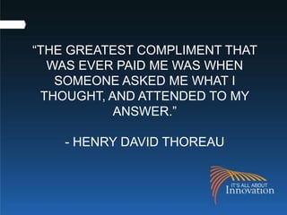 "Innovative Problem Solving: Getting Unstuck In Your Thinking" | PPTX