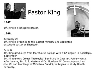 Dr. Martin Luther King Jr. | PPT | Christianity | Religion & Spirituality
