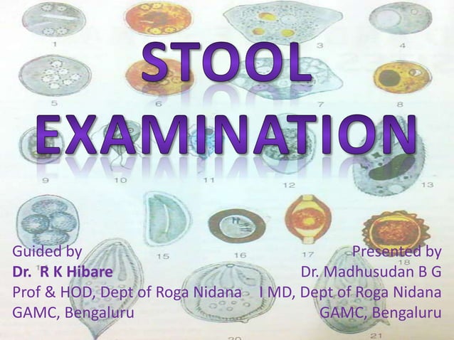 STOOL EXAMINATION | PPTX