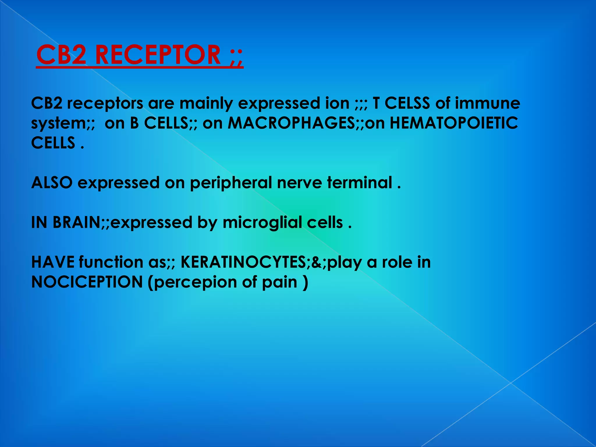 pharmacology of cannabinoid | PPTX