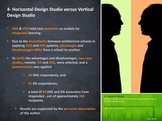 Horizontal Design Studio versus Vertical Design Studio: A Tale of Two ...
