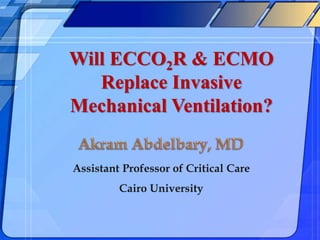 ECCO2R & ECMO | PPTX