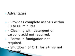 OT sterilisation | PPTX