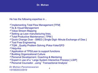 Dr. Mohan | PPT