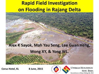 Dr. alexender sayok - flooding investigation | PPT