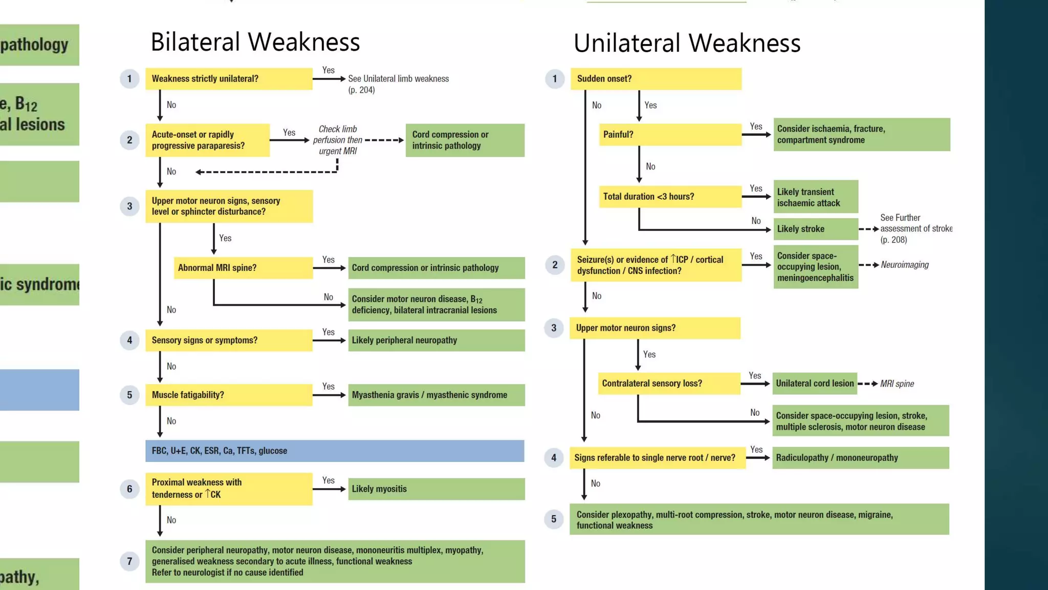 unilateral & bilateral limb weakness , stroke approach | PPTX