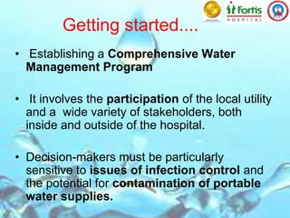Impact of water cost in hospitals by D Gurbir Singh | PPT