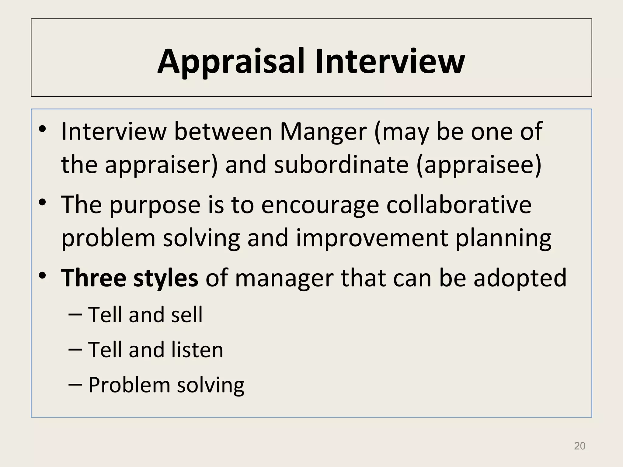 Performance Management and Performance Appraisals | PPT