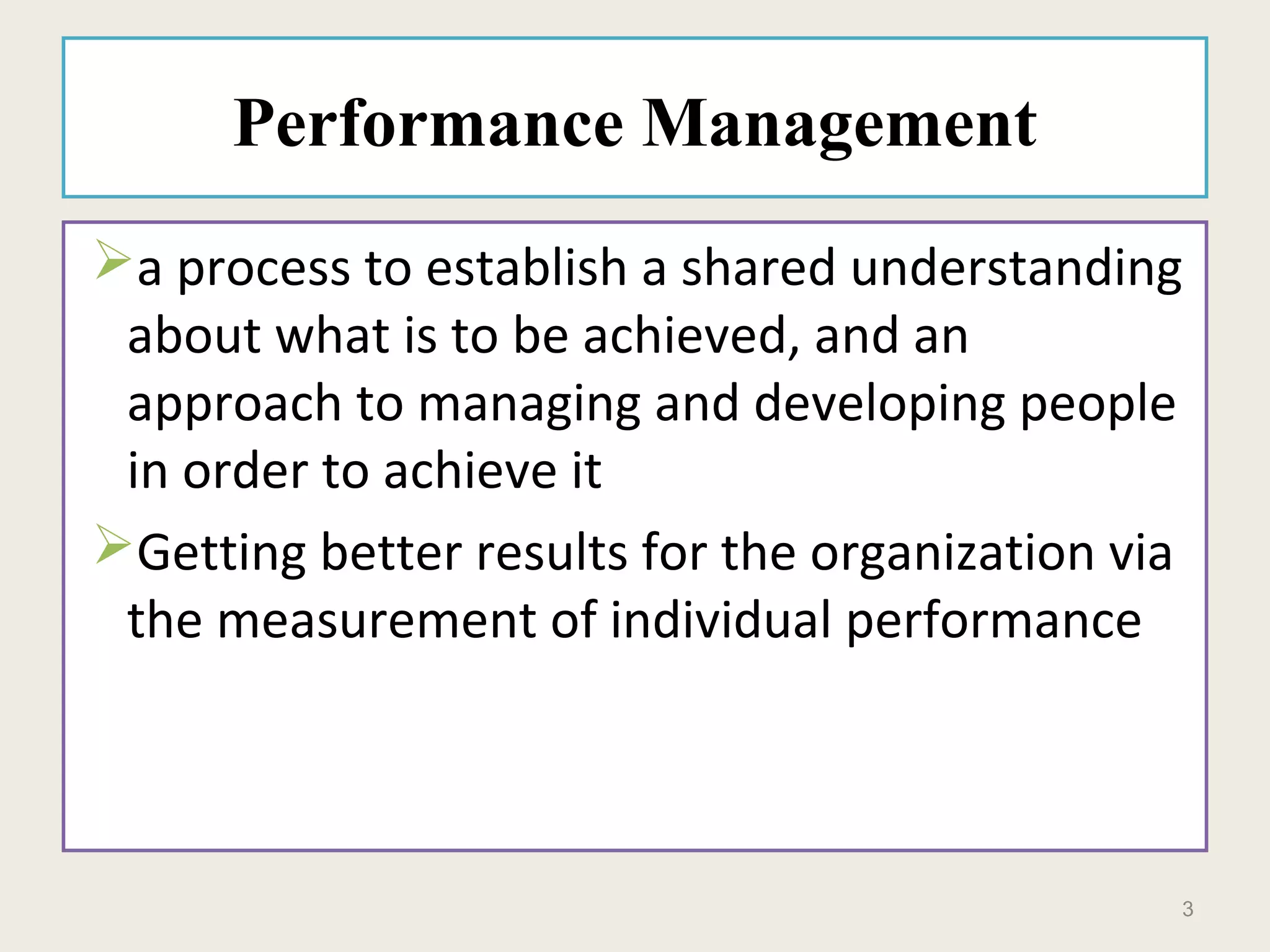 Performance Management and Performance Appraisals | PPT