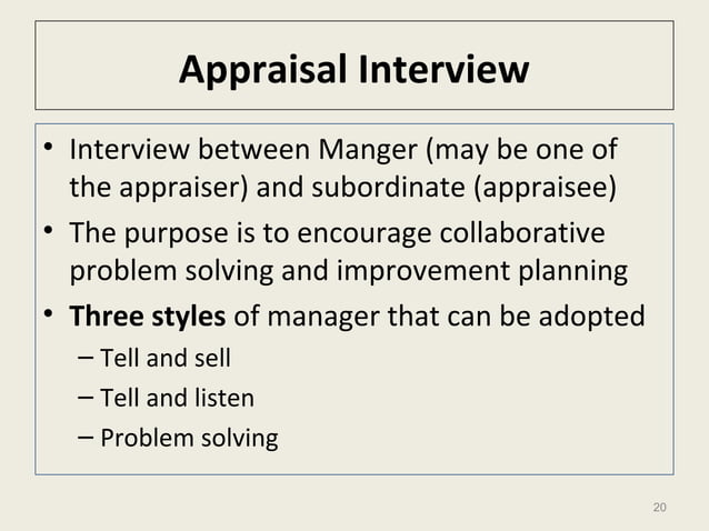 Performance Management and Performance Appraisals | PPT