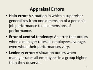 Performance Management and Performance Appraisals | PPT