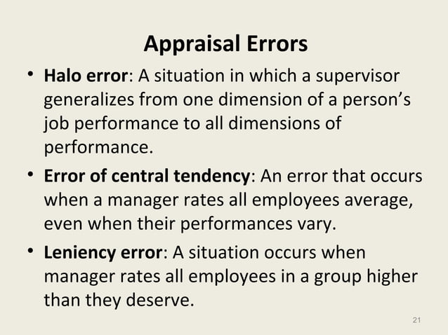 Performance Management and Performance Appraisals | PPT
