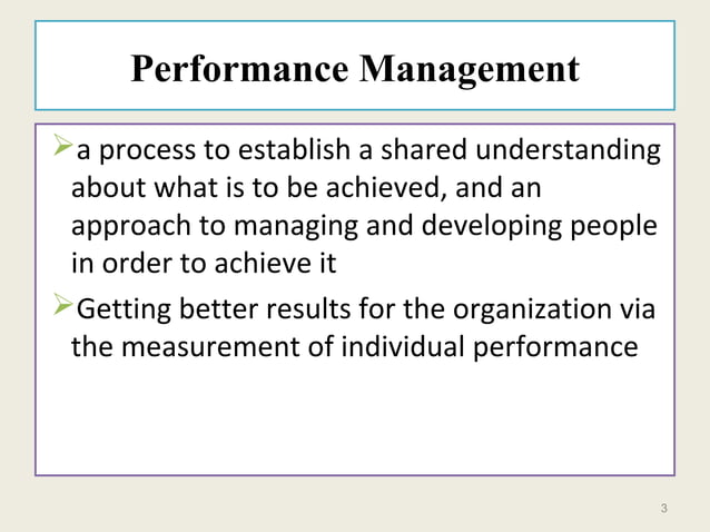 Performance Management and Performance Appraisals | PPT
