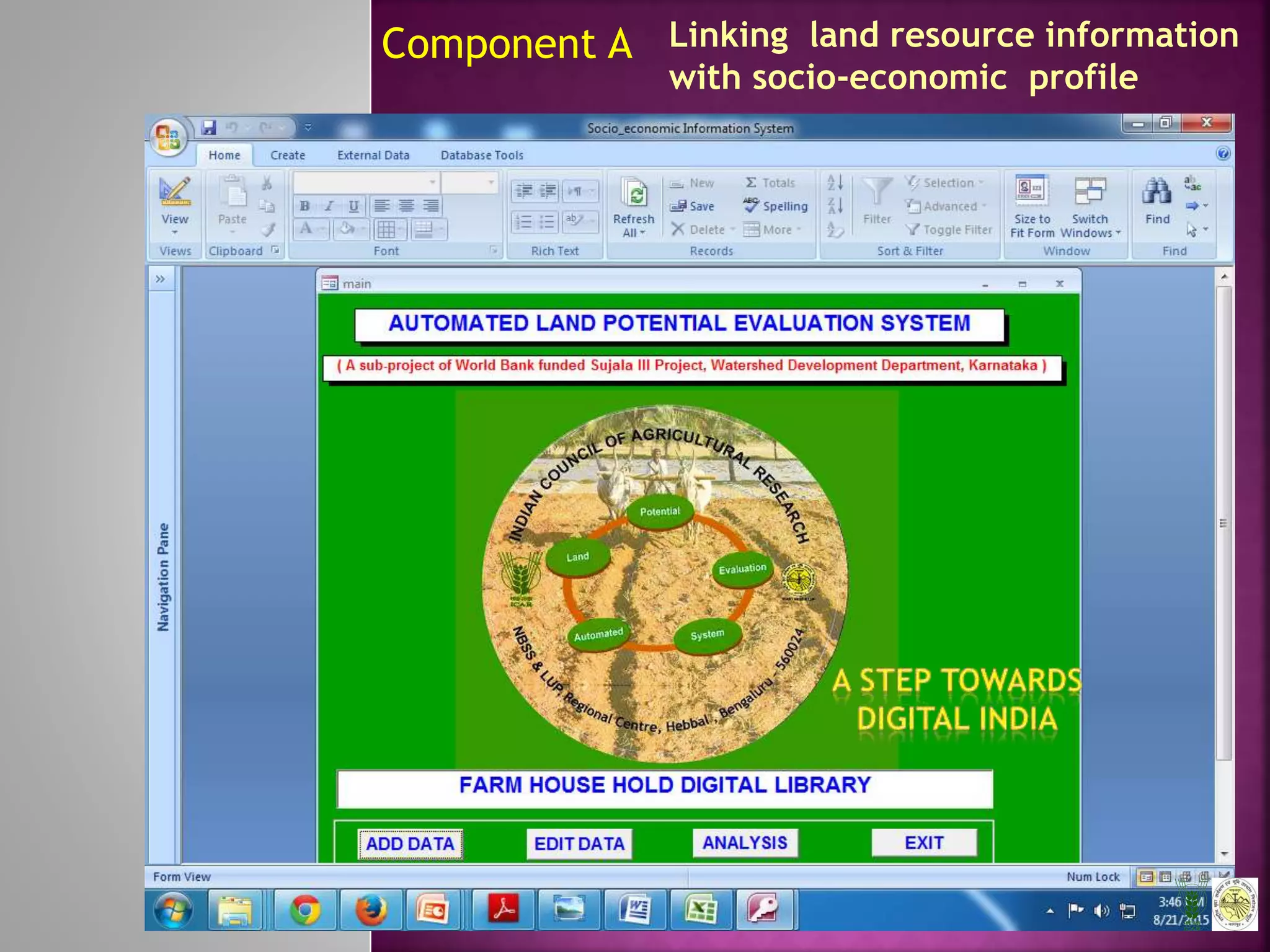 Land resource inventory of India for development of sustainable ...