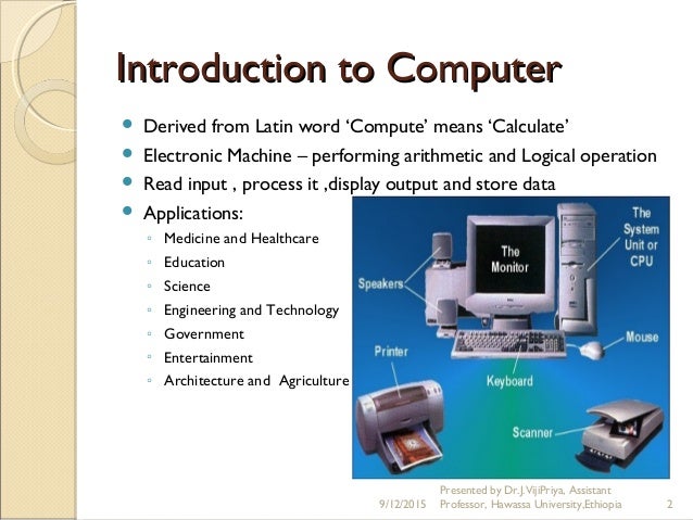 Information and Communication Technology Chapter 1,2 ,3 - Dr.J.VijiPr…