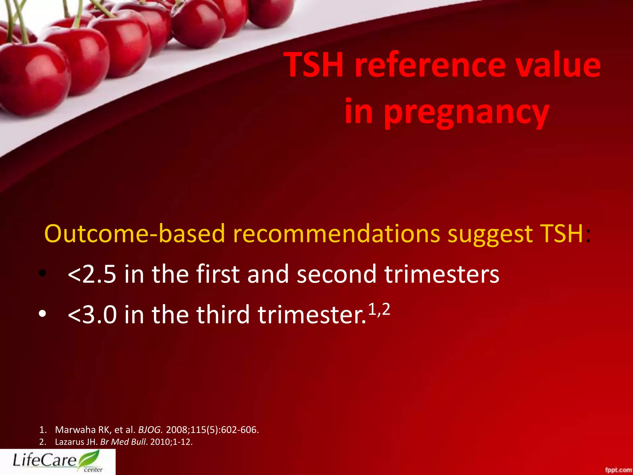 HYPOTHYROIDISM IN PREGNACY: COMMON DILEMMAS, Dr. Jyoti Bhaskar | PPTX