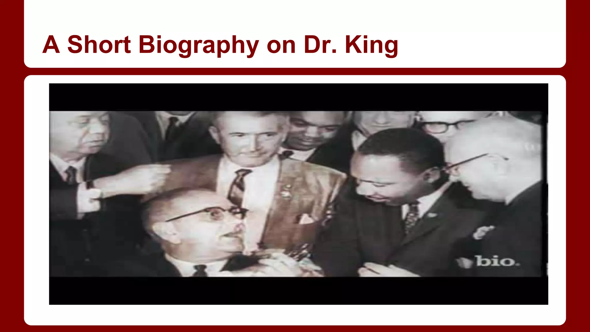 Dr. martin luther king the power of words 2016 | PPT