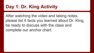 Dr. martin luther king the power of words 2016 | PPTX