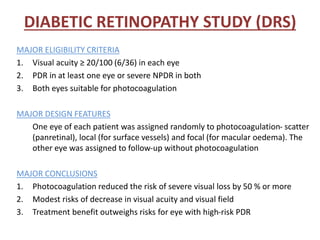 Diabetic retinopathy | PPTX