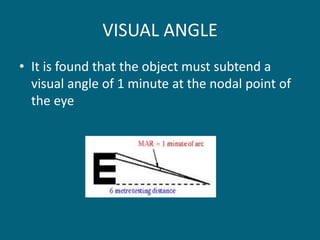 Visual Acuity Measurement, Contrast Sensitivity | PPTX | Eye and Vision ...
